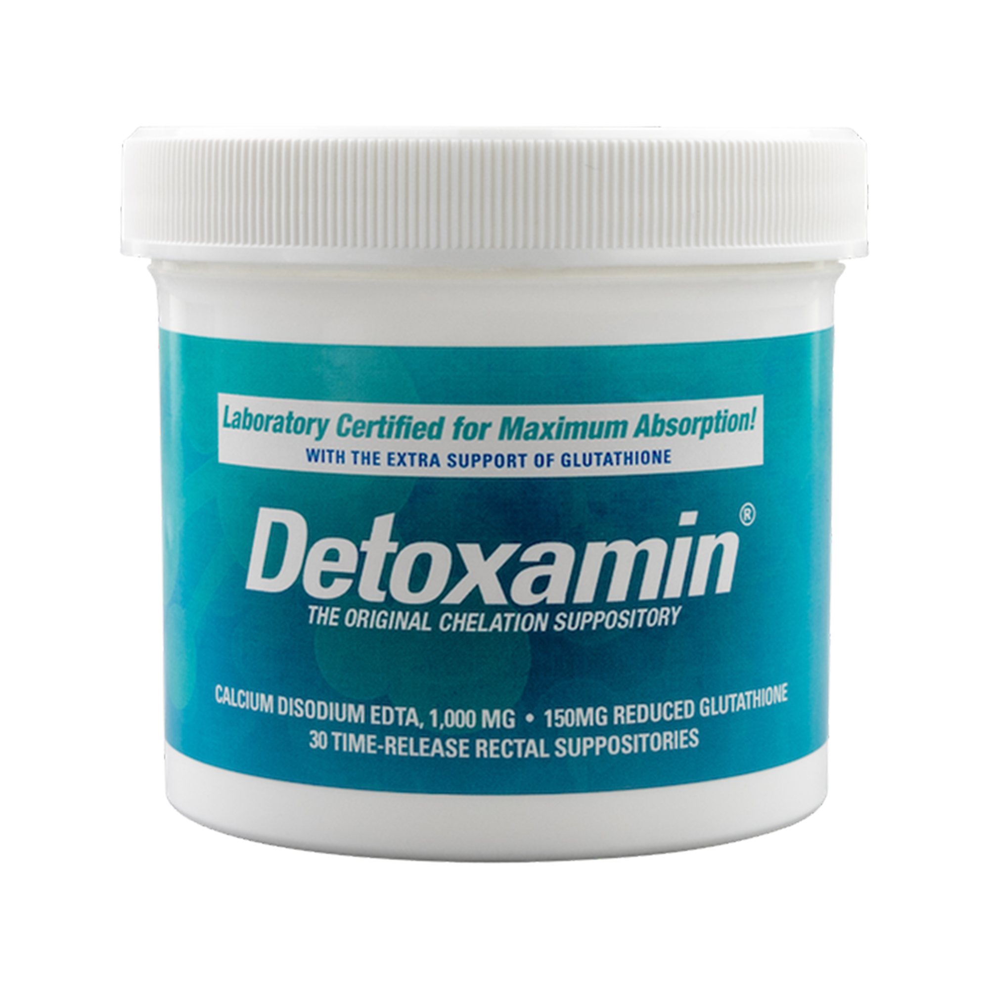 Detoxamin EDTA suppositories with glutathione- 30 count | Functional ...